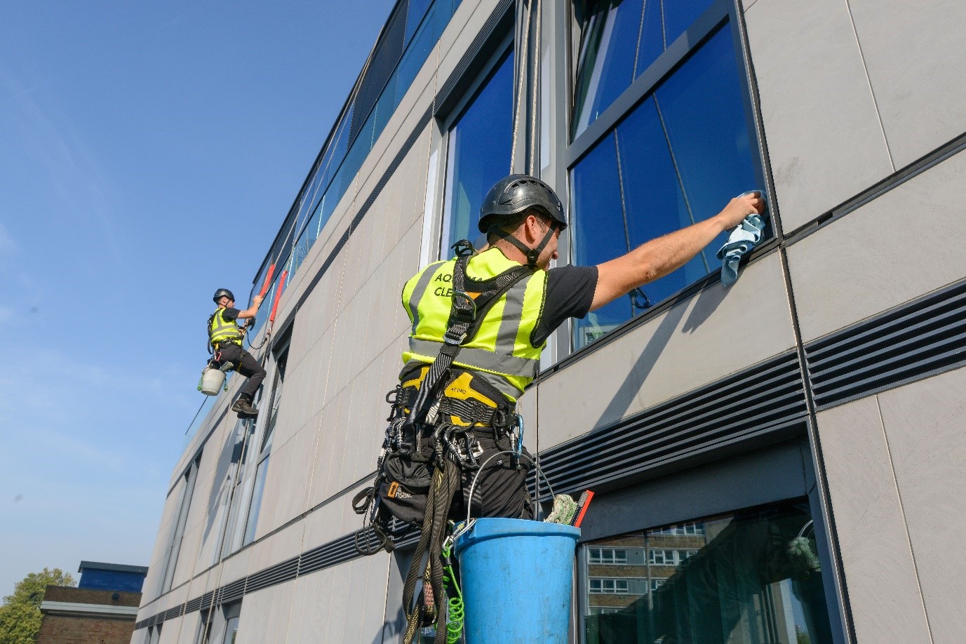 High Rise Window Cleaning: What To Know About Abseiling - Aquamark
